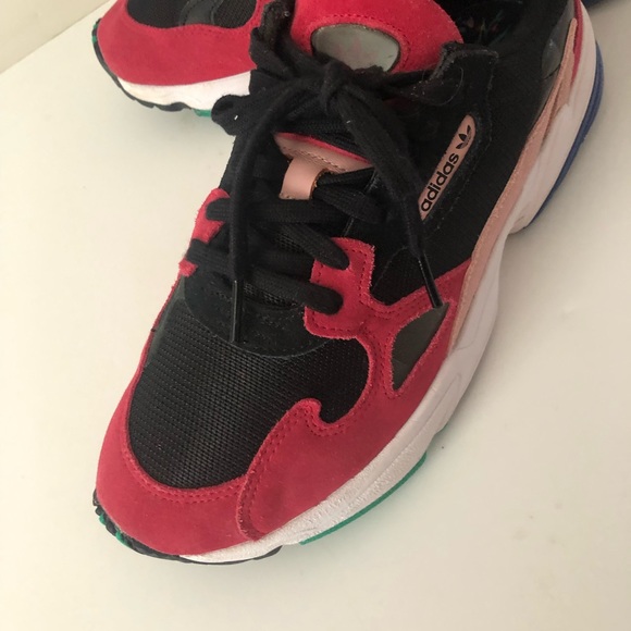 adidas | Shoes | Adidas Red And Black Sneakers | Poshmark